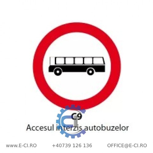 Accesul interzis autobuzelor, Indicator rutier