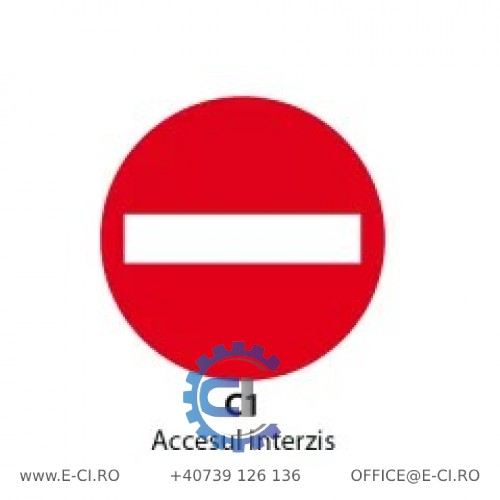 Accesul interzis, Indicator rutier