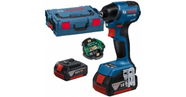 Bosch GDR 18V-220 C - Masina de insurubat cu impact cu 2 acumulatori ...