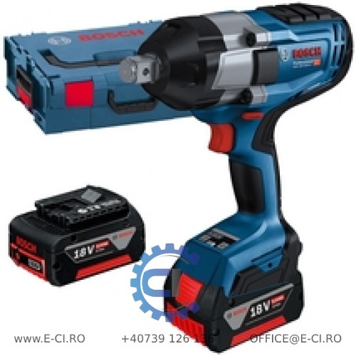 Bosch GDS 18V-1050 H - Masina de insurubat cu impact cu 2 acumulatori ...