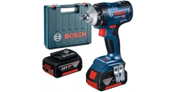 Bosch GDS 18V-400 - Masina de insurubat cu impact cu 2 acumulatori, Li ...