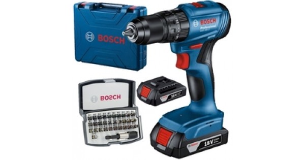 Bosch GSB 185-LI - Masina de gaurit si insurubat cu percutie cu 2 ...