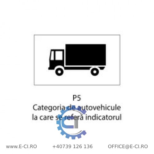 Categoria de autovehicule la care se referă indicatorul, Indicator rutier