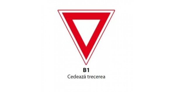 Cedează trecerea, Indicator rutier