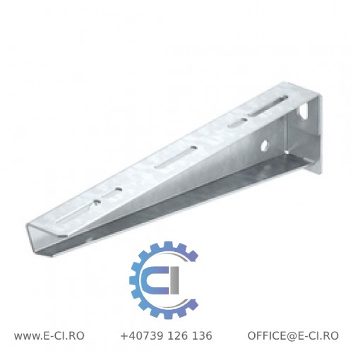 Consola pentru perete 6424716, otel, M10 x 25, 110 mm