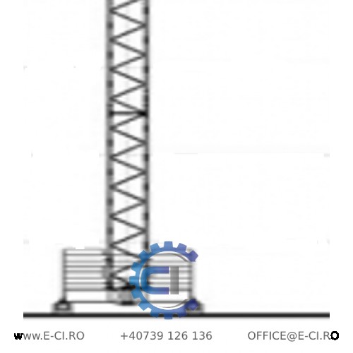 Contragreutati sasiu pentru macara turn seria SKY, greutate 3 tone
