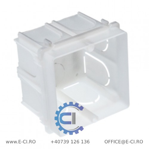 Doza aparat Mono Electric, incastrata, modulara, 2 module, 66 x 66 x 43 mm