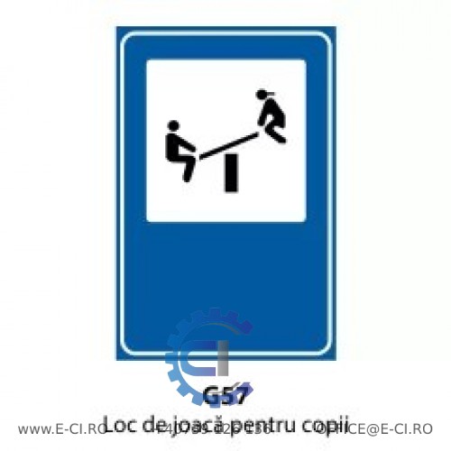 Loc de joacă pentru copii, Indicator rutier
