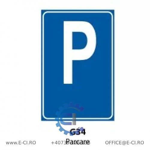 Parcare G34, Indicator rutier
