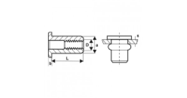 PIULITE-NIT CAP LAT, INOX