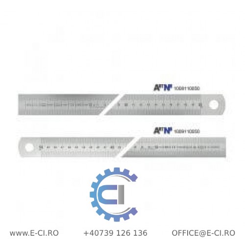 Rigla de masura din inox gravata cu laser de la stanga la dreapta tip A ...