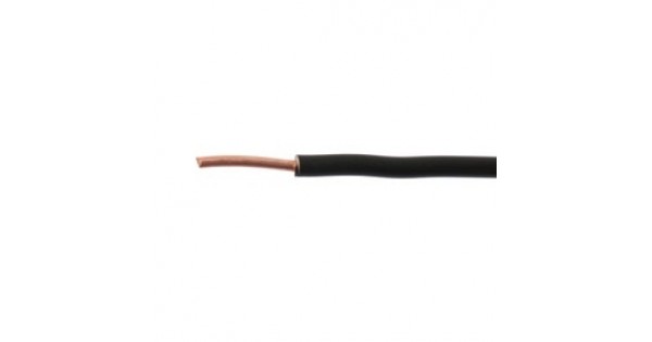 Rola conductor electric FY / H07V-U 1.5 mmp negru 50 m, cupru