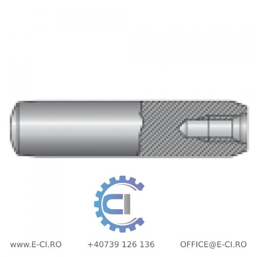 STIFT CILINDRIC CU FILET INTERIOR FORMA "D" DIN 7979, OTEL